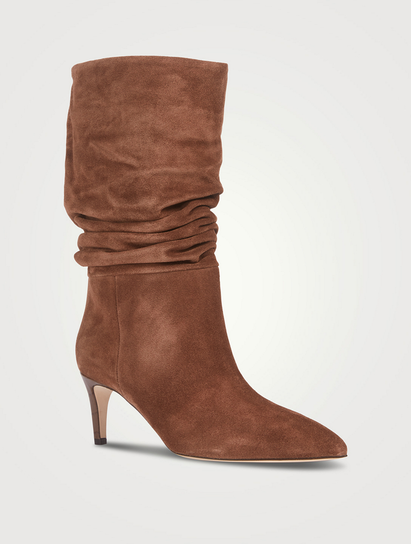 PARIS TEXAS Slouchy Suede Boots | Holt Renfrew Canada