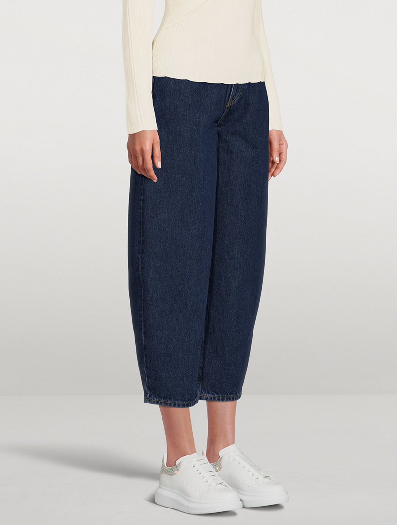 GANNI Stary Rigid Balloon-Leg Jeans | Holt Renfrew Canada
