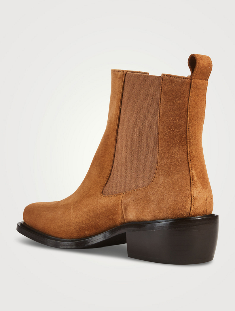 FRAME Le Fenton Suede Chelsea Boots | Holt Renfrew Canada