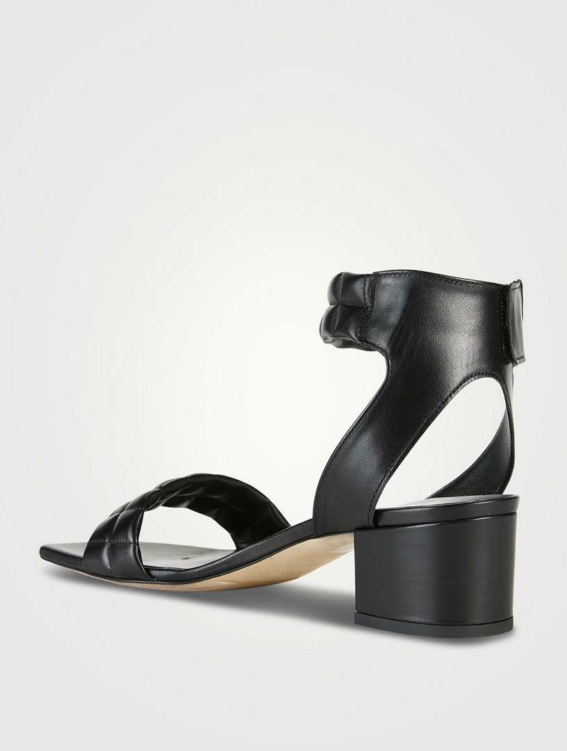 LA CANADIENNE Rover Quilted Leather Sandals | Holt Renfrew Canada