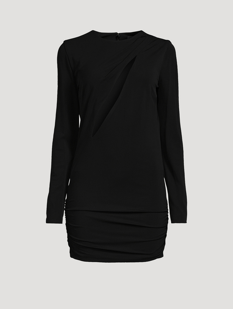 VERSACE Slashed Mini Dress | Holt Renfrew Canada