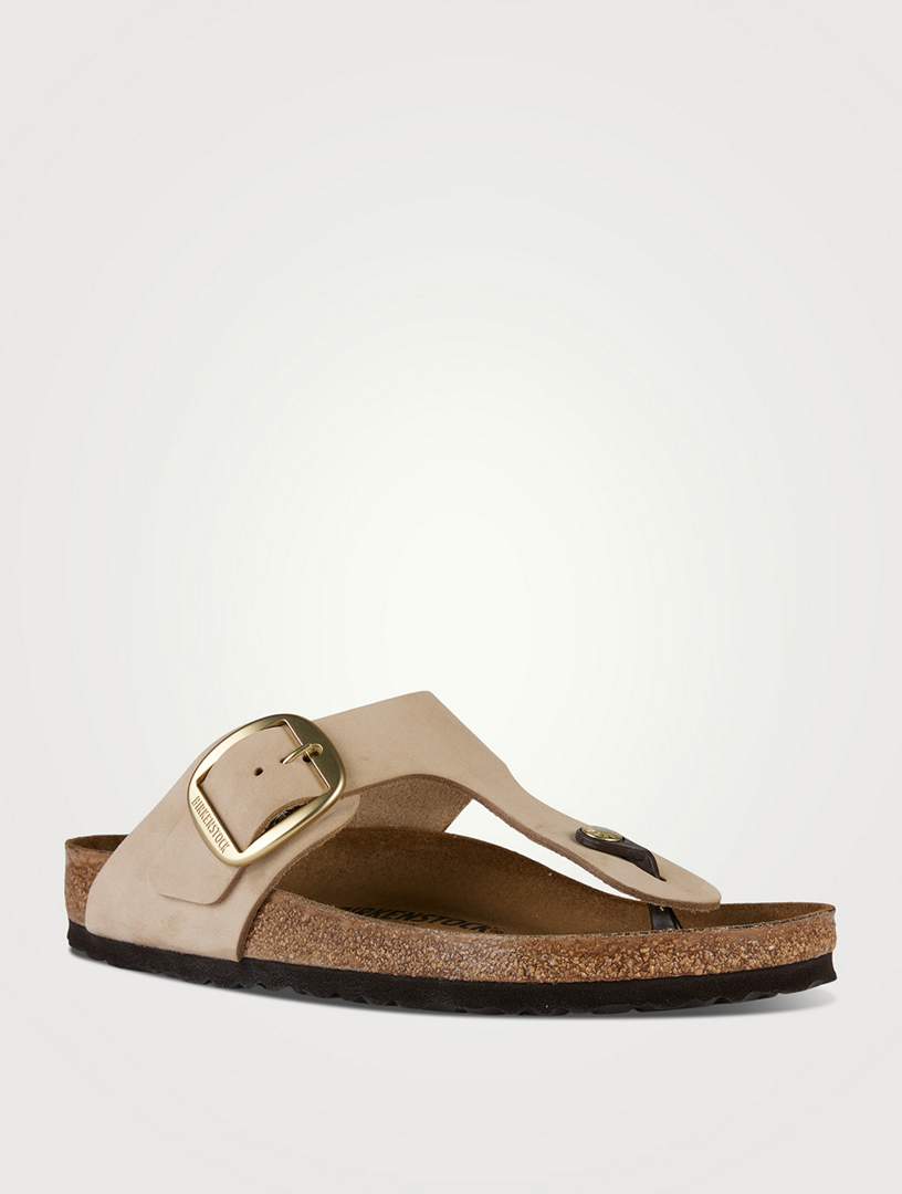 BIRKENSTOCK Gizeh Big Buckle Leather Thong Sandals | Holt Renfrew Canada
