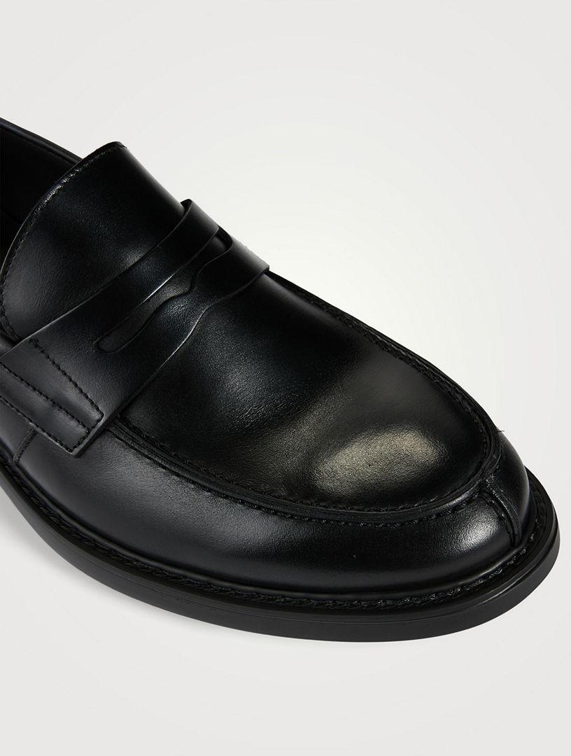 LA CANADIENNE HOMME Alberto Leather Loafers | Holt Renfrew Canada