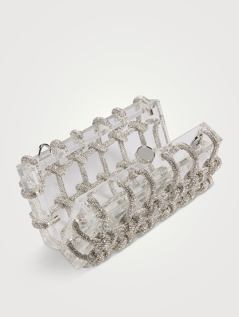 CULT GAIA Bess Embellished Acrylic Shoulder Bag | Holt Renfrew Canada