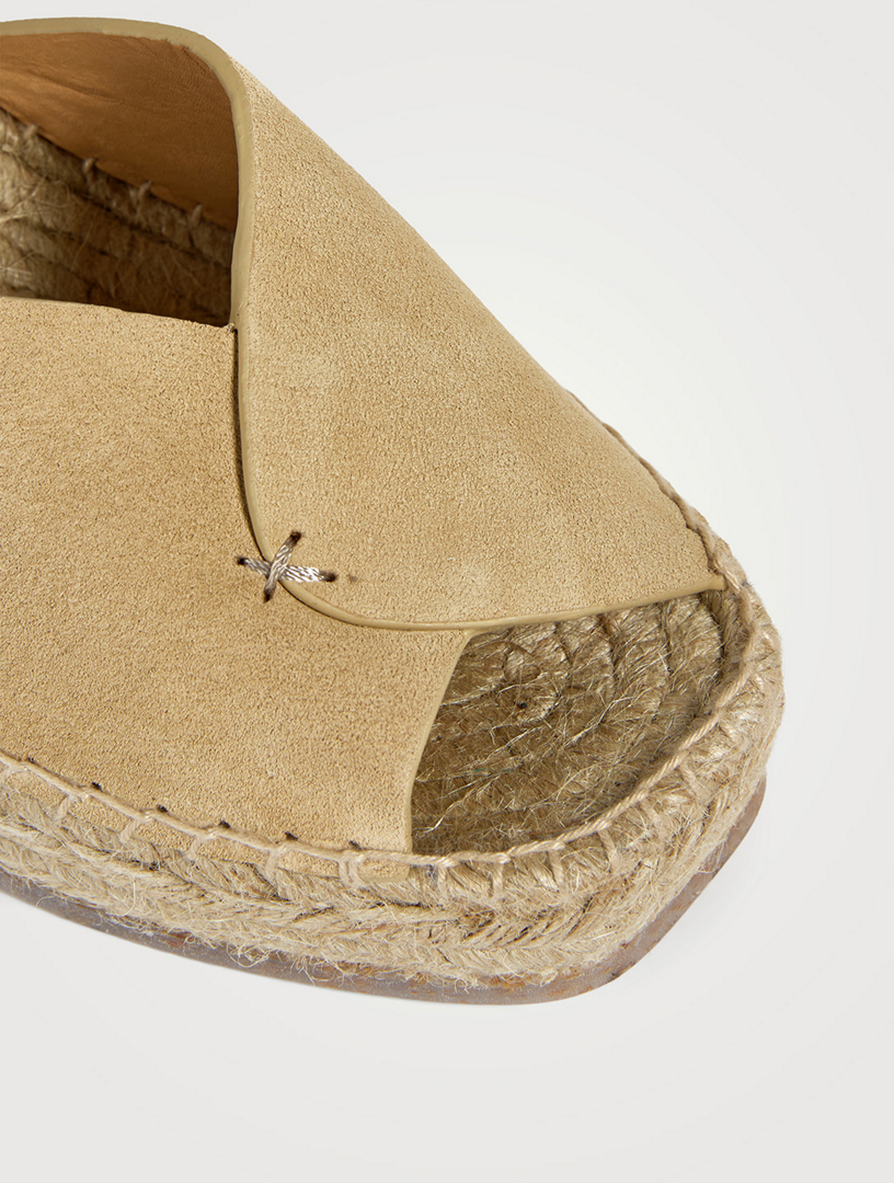 RAG & BONE Santiago Suede Espadrille Wedge Sandals | Holt Renfrew Canada