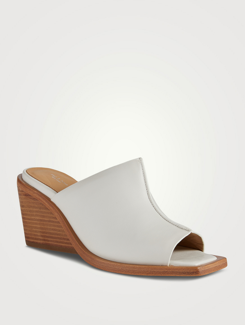 RAG & BONE Santiago Leather Wedge Mules | Holt Renfrew Canada