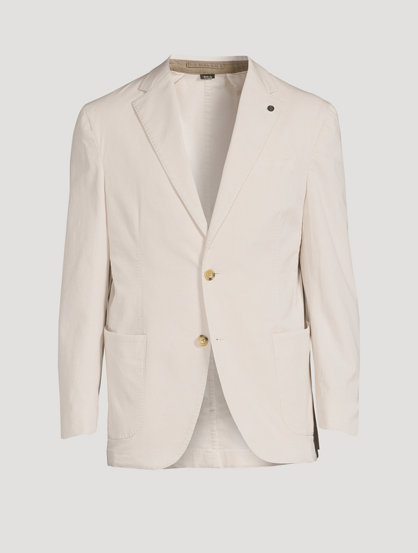 JACK VICTOR Eames Cotton Stretch Unconstructed Jacket | Holt Renfrew Canada