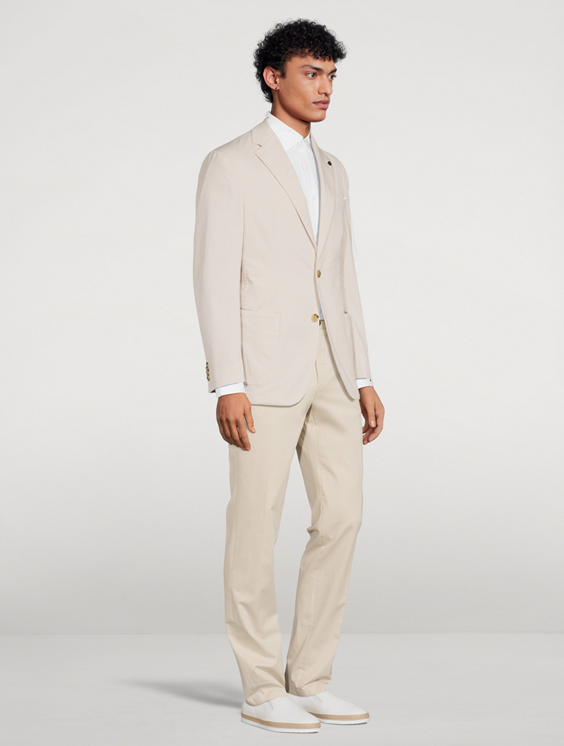 JACK VICTOR Eames Cotton Stretch Unconstructed Jacket | Holt Renfrew Canada