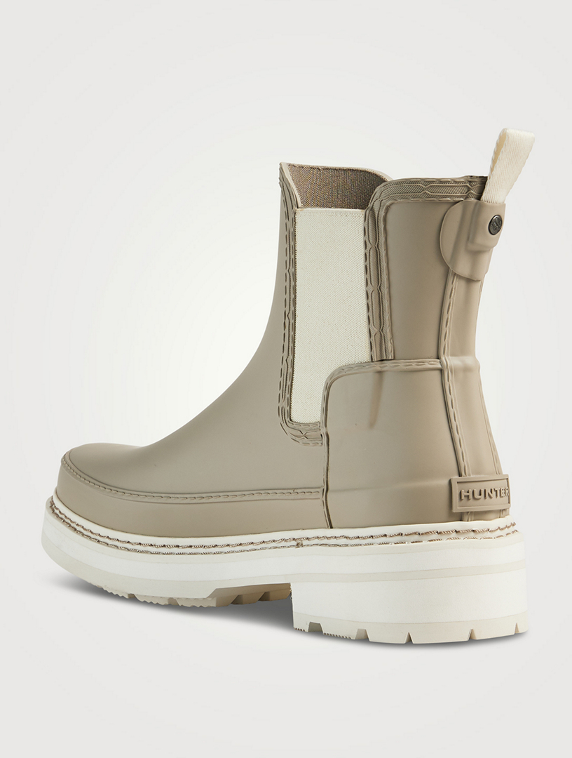 HUNTER Refined Stitch Rubber Chelsea Boots | Holt Renfrew Canada