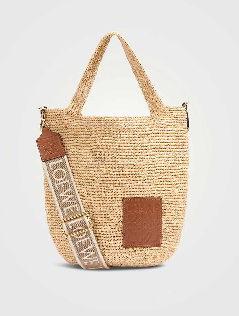 LOEWE Mini Slit Raffia Tote Bag | Holt Renfrew Canada