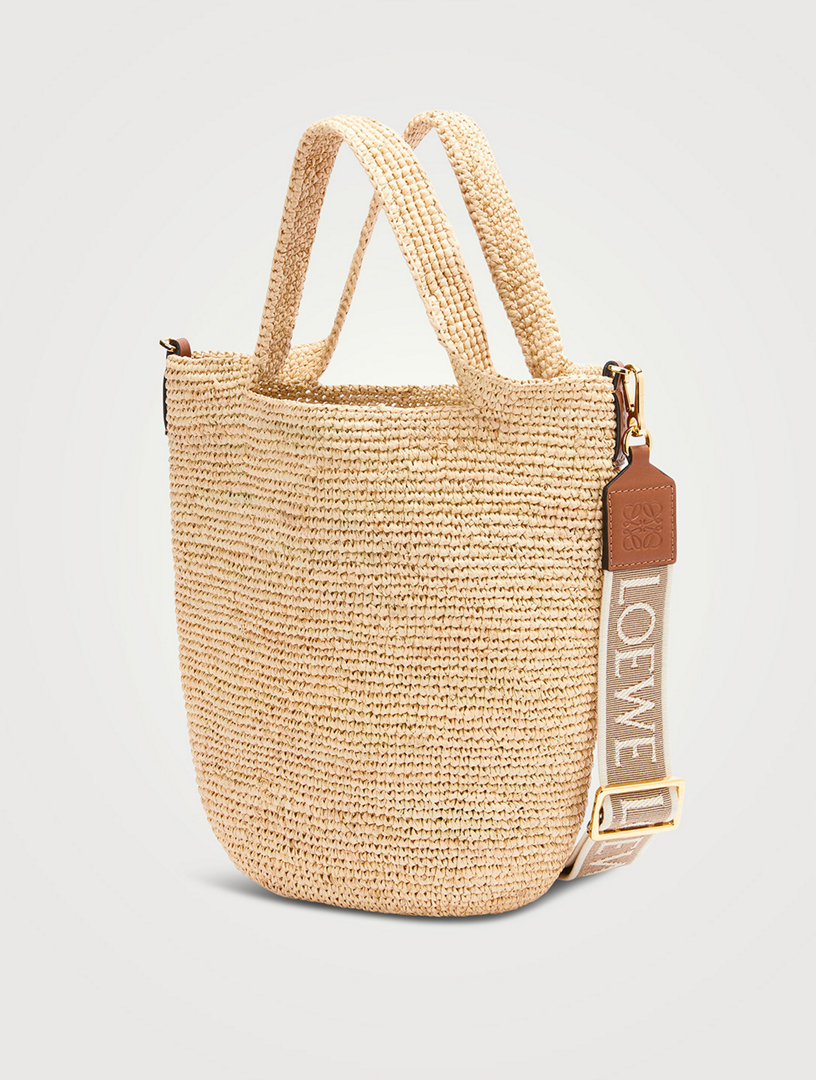 LOEWE Mini Slit Raffia Tote Bag | Holt Renfrew Canada