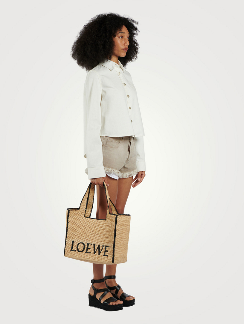 LOEWE Loewe x Paula’s Ibiza Large Raffia Tote Bag | Holt Renfrew Canada