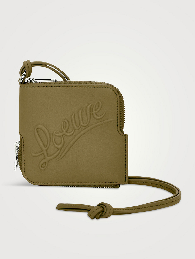 LOEWE Loewe x Paula’s Ibiza Double Leather Coin Case | Holt Renfrew Canada