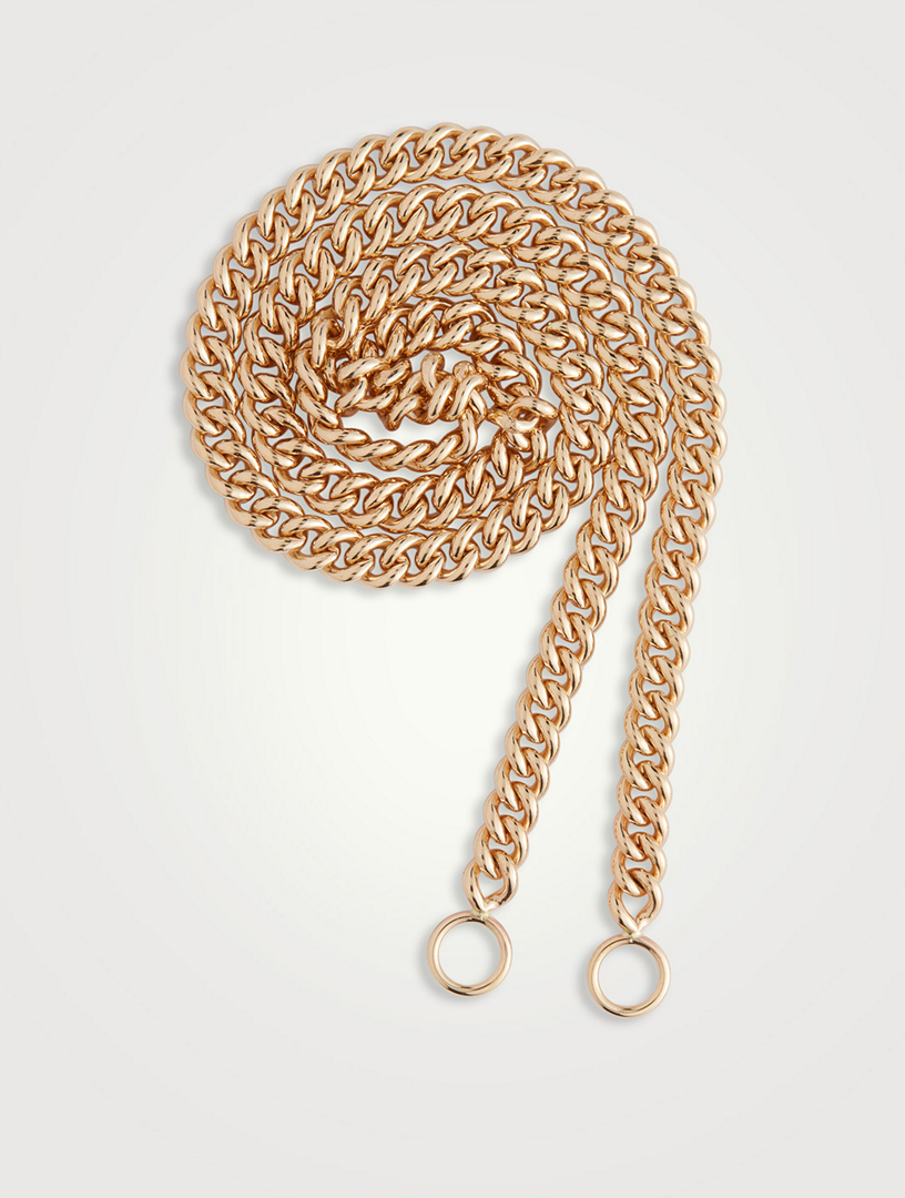 MARLA AARON 14K Gold Heavy Curb Chain Necklace | Holt Renfrew Canada