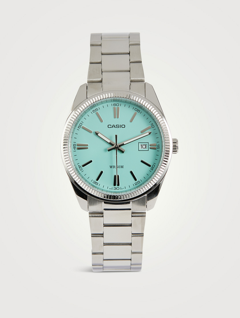 CASIO MTP1302D-2A2V Stainless Steel Bracelet Watch | Holt Renfrew Canada