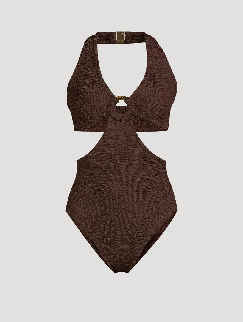 HUNZA G Ursula Cut-Out One-Piece Swimsuit | Holt Renfrew Canada