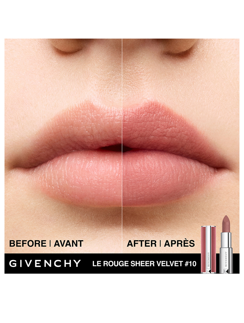 GIVENCHY Le Rouge Sheer Velvet Matte Lipstick | Holt Renfrew Canada