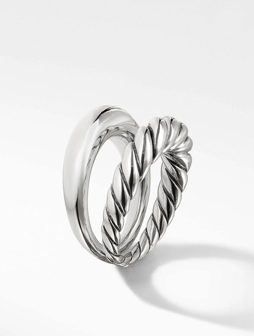 DAVID YURMAN Pure Form® Stack Rings In Sterling Silver | Holt Renfrew