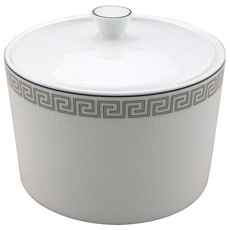 Nikko Greek Key Bone China Sugar Bowl With Lid – Jetworks