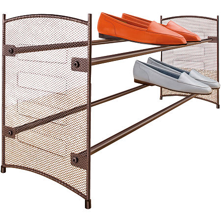 Lynk Expandable Mesh Shoe Rack | Minoodle