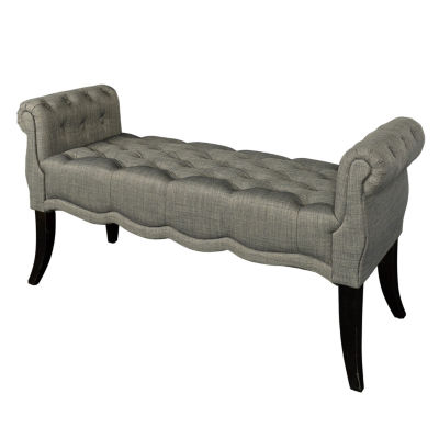 Madison Roll Arm Bench-JCPenney