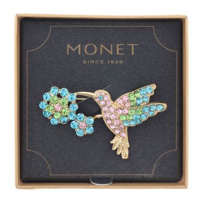 Monet Jewelry Hummingbird Multi Color Pin, Color: Multi - JCPenney