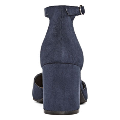 Pop Womens Gal Block Heel Pumps - JCPenney