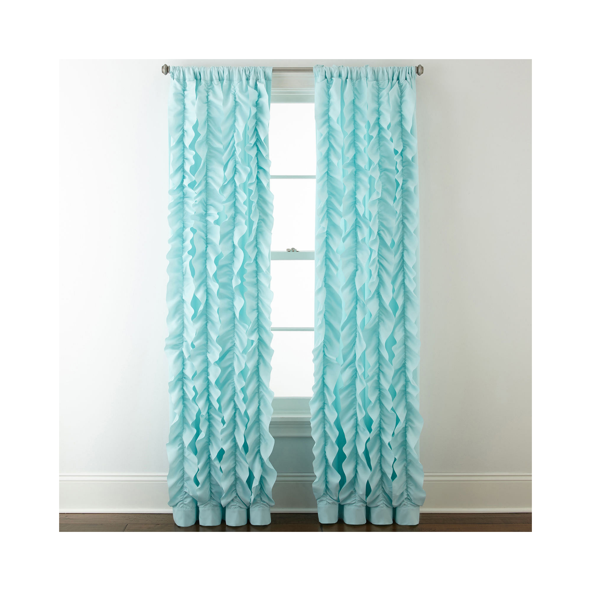 UPC 073133230026 - Home Expressions™ Laila Ruffle Rod-Pocket Sheer ...