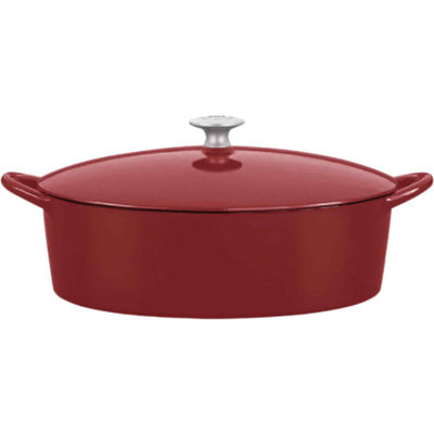 Mario Batali By Dansk 6-qt. Cast Iron Oval Dutch Oven | Fiveopia