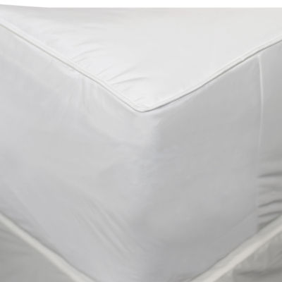 Allerease 2-in-1 Hot Water Washable Waterproof Mattress Pad, Color: White - JCPenney