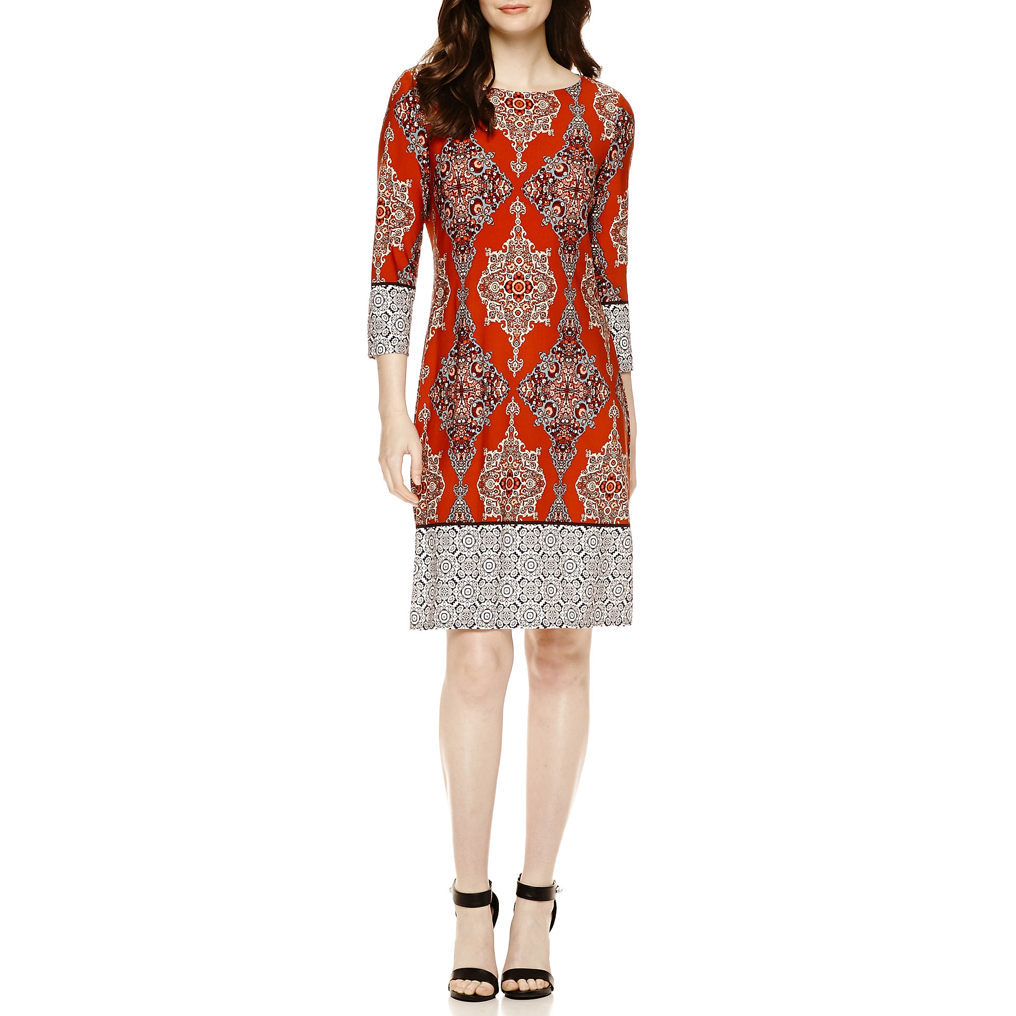 UPC 606013778372 - London Style Collection 3/4-Sleeve Medallion Border ...
