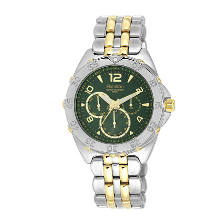Armitron All Sport Mens Two-tone Stainless Steel Chronograph Watch ...