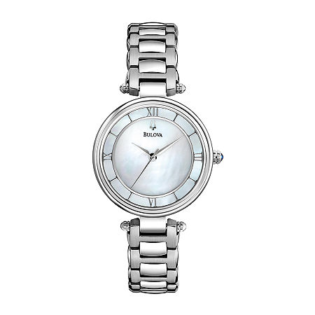 Bulova Womens Silver-tone Bracelet Watch | Roolia