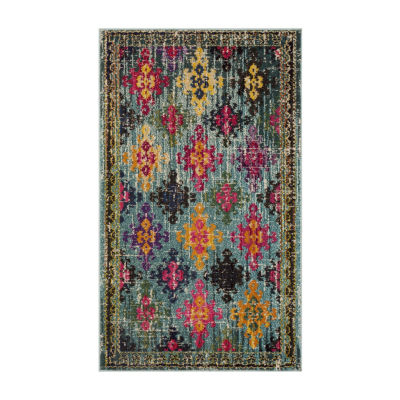 Safavieh Monaco Collection Flint Geometric Round Area Rug - JCPenney