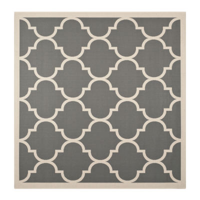 Safavieh Courtyard Collection Amias Geometric Indoor/Outdoor Runner Rug ...