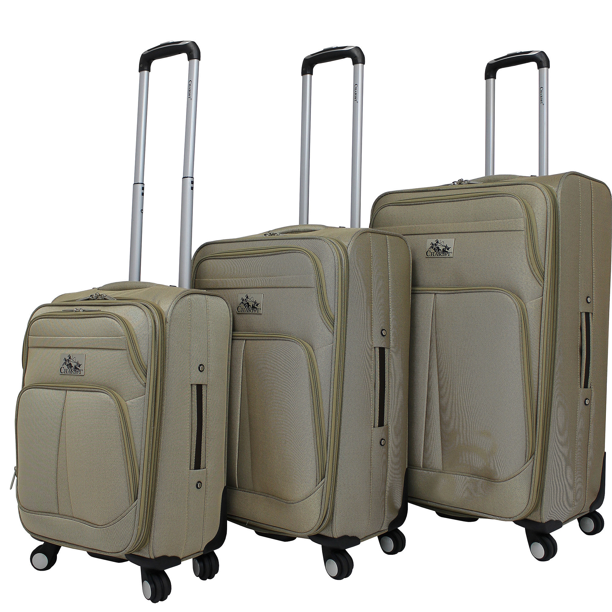 UPC 799705028746 - Chariot Travel Taranto 3Pc Luggage Set (Khaki ...