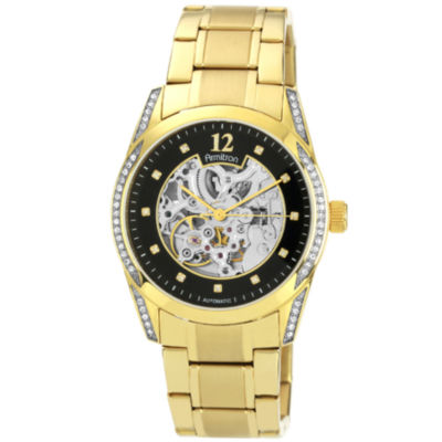 Armitron Mens Gold-tone Automatic Skeleton Watch | Eaxo