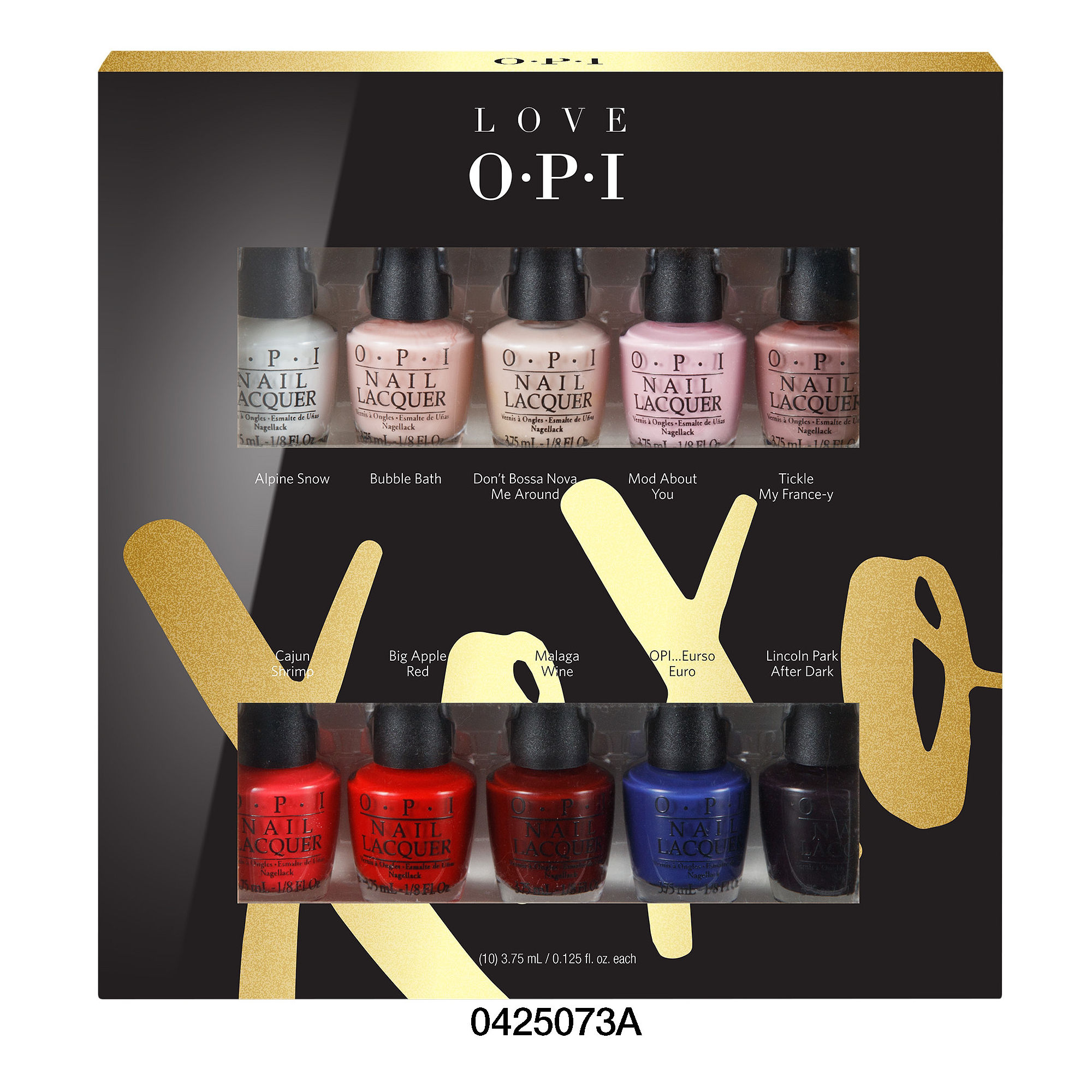 UPC 619828132802 - OPI LOVE XOXO.125 OZ MINI NAIL LACQ 10 PCK ...