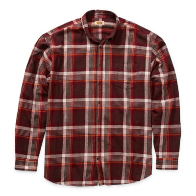 The Foundry Big & Tall Supply Co. Mens Long Sleeve Flannel Shirt
