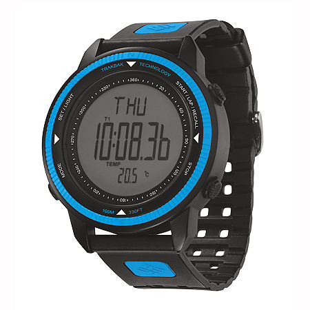 Columbia Sportswear Co. Switchback Mens Blue Bezel Compass Sport Watch ...