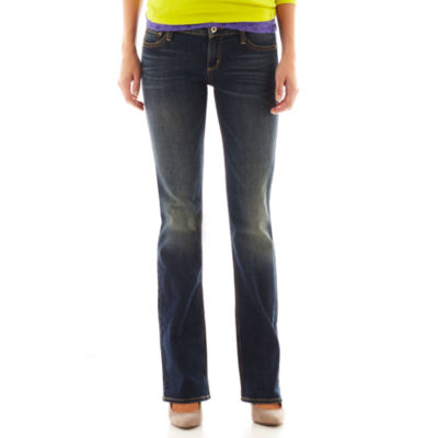 Arizona Bootcut Jeans - Juniors, Color: Dk Scraped - JCPenney