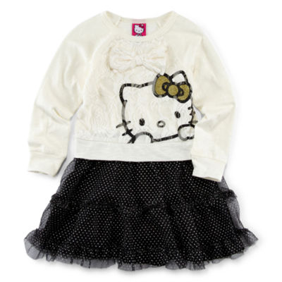 Hello Kitty Lace Tutu Dress – Girls 2t-6 – Dynaloo