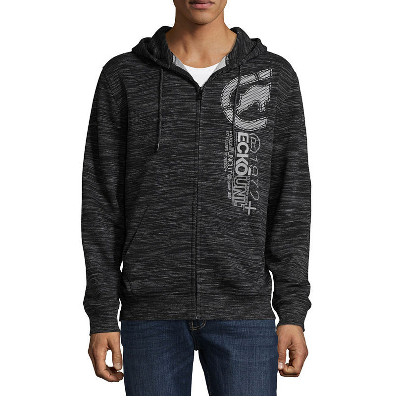 UPC 680645000186 - Ecko Unltd Long Sleeve Fleece Pattern Hoodie ...