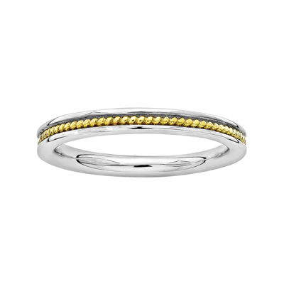 Personally Stackable Sterling Silver Enamel Live Laugh Love Stackable Ring - JCPenney