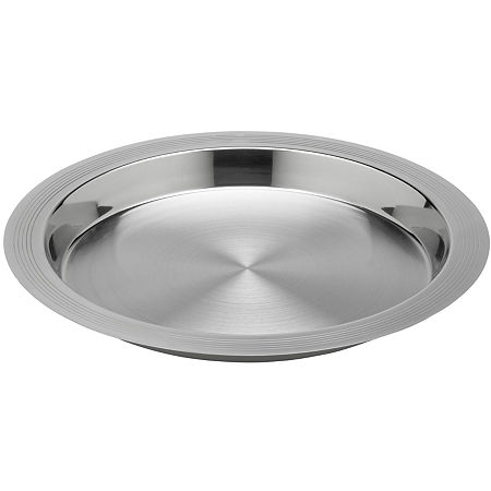Round 14″ Stainless Steel Serving Tray | Dazzlesphere