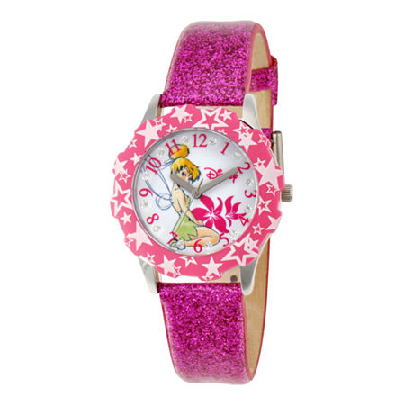 Disney Tinker Bell Glitz Pink Strap Watch – Innoster