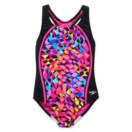 Speedo 1-piece Dynamic Love Splice Swimsuit – Girls 7-16 | Minoodle