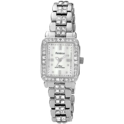 Armitron Now Womens Crystal Accent Silver-tone Watch | Jumpzoom