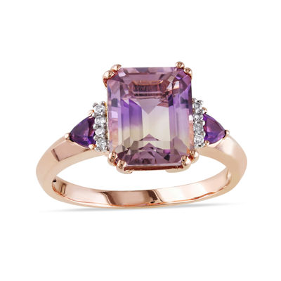 Genuine Ametrine Amethyst and Diamond-Accent Ring, Color: Purple - JCPenney