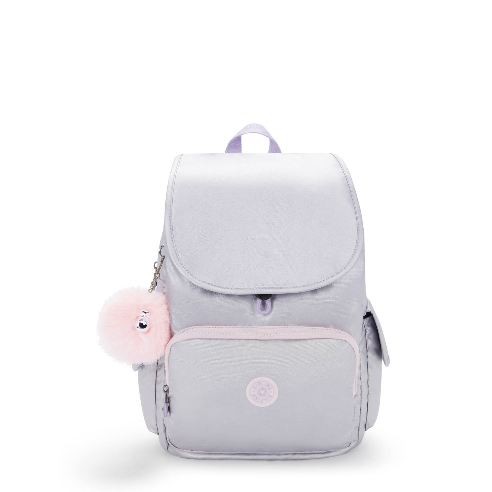 City Pack Metallic Backpack - Urban Chevron Grey | Kipling City Pack Metallic Backpack - Urban Chevron Grey | Kipling